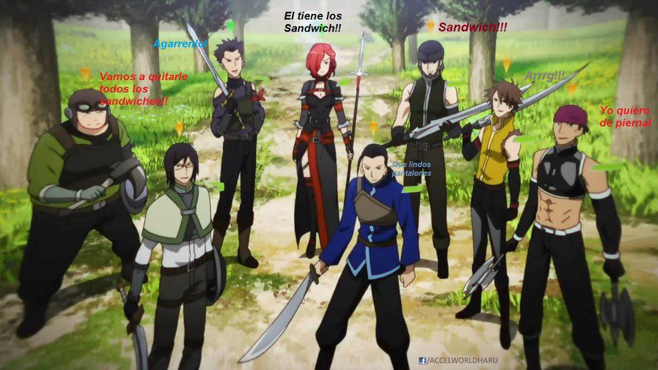 especial de memes de SAO y AW | Accel World