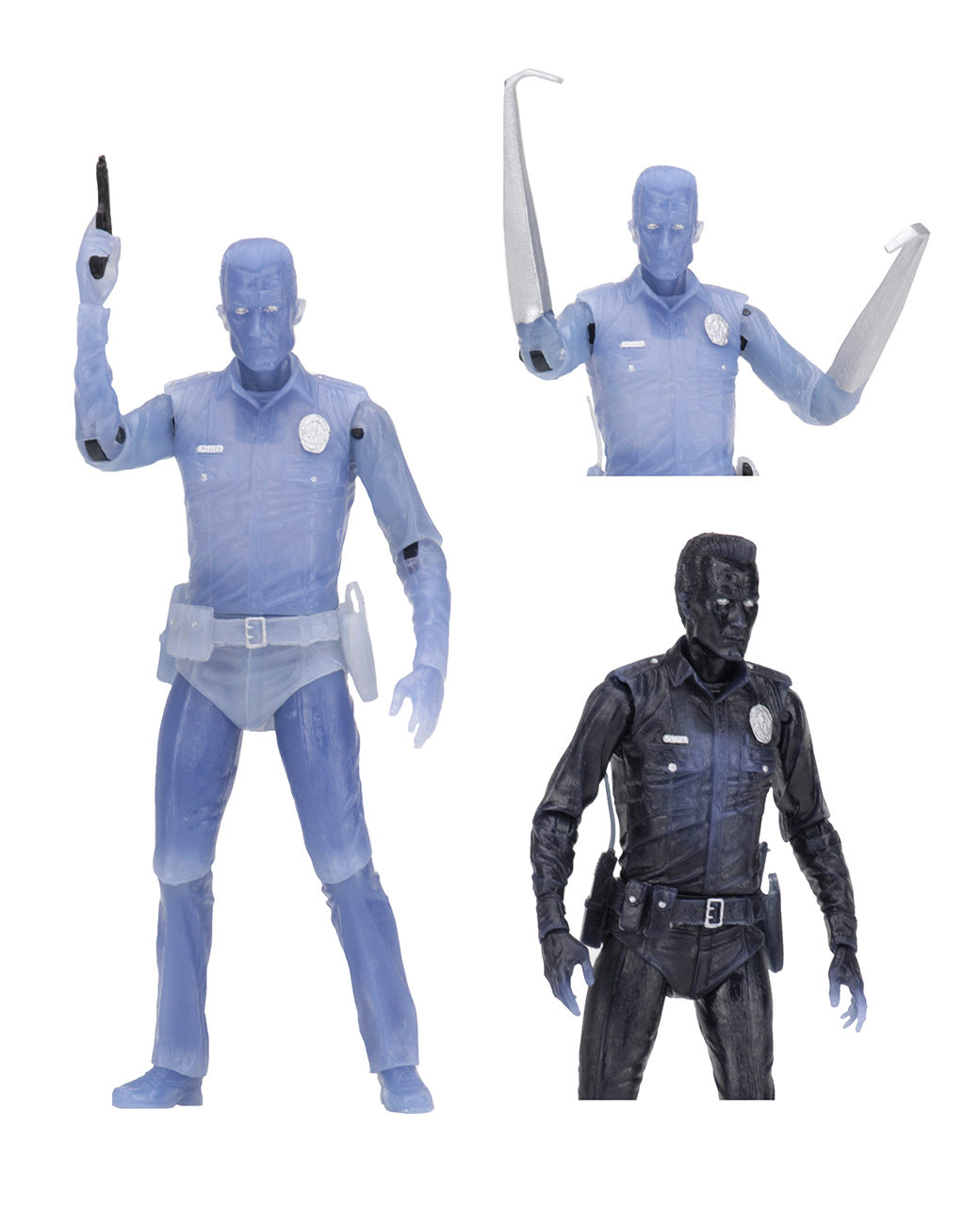 Terminator 2 - Kenner Tribute T-1000, T-800 y Metal Mash Endoskeleton ...