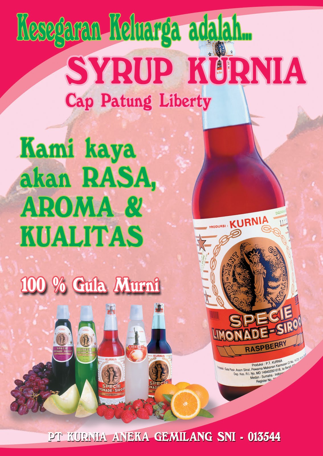 Sirup KURNIA Raspberry: Sirup KURNIA Raspberry