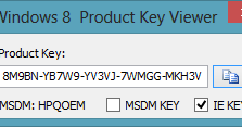 Free Software Downloads: Windows 8 Product Key Viewer 1.4.7d