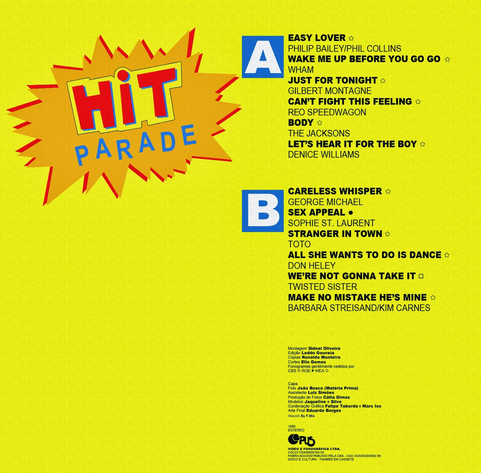 By F.Mix: Hit Parade [LP, Compilation - 1985] (320 Kbps)