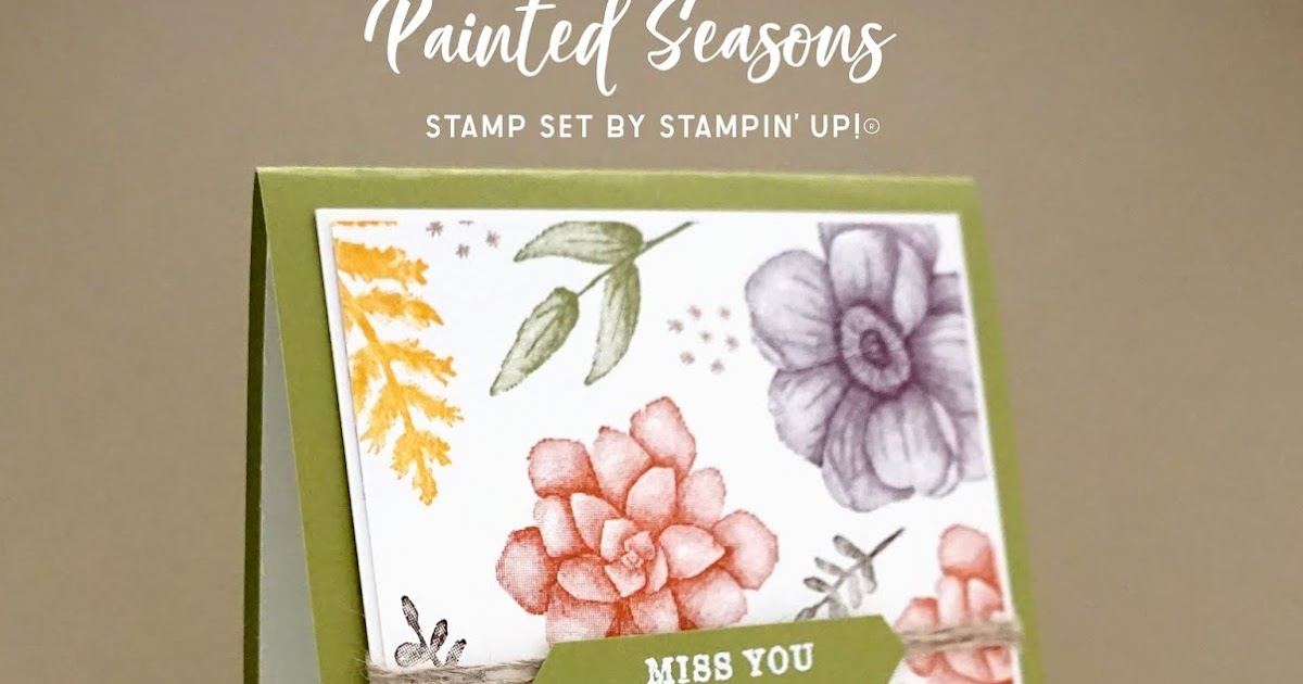 NEW Painted Seasons Stamp Set meets Autumn - Kylie Bertucci