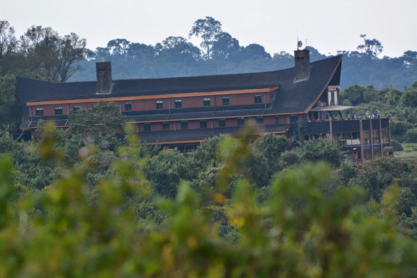 Phil and Jeff Africa Trip: Day 2 Drive Past Mt. Kenya to the Ark Lodge
