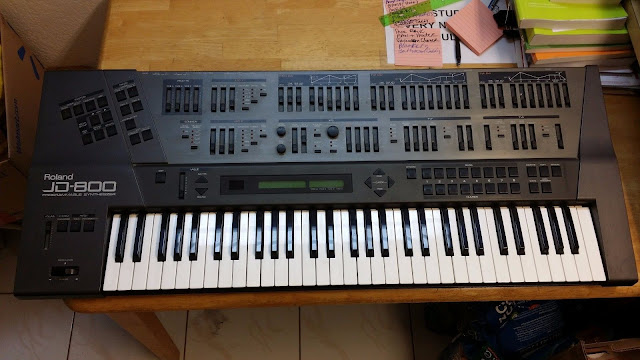 MATRIXSYNTH: Roland JD-800 Programmable Synthesizer SN AD02730