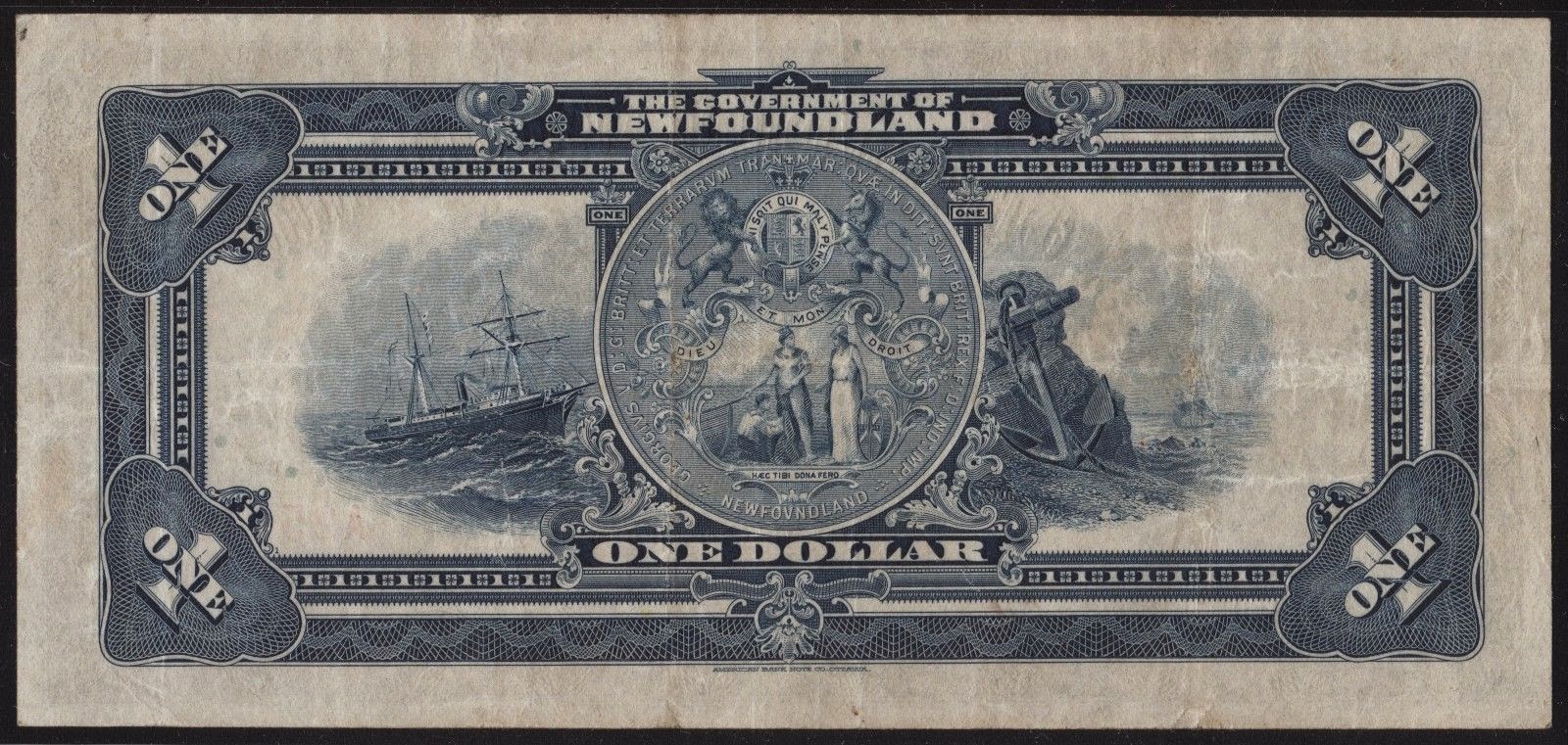 1920 Government of Newfoundland $1 Dollar Bill|World Banknotes & Coins ...