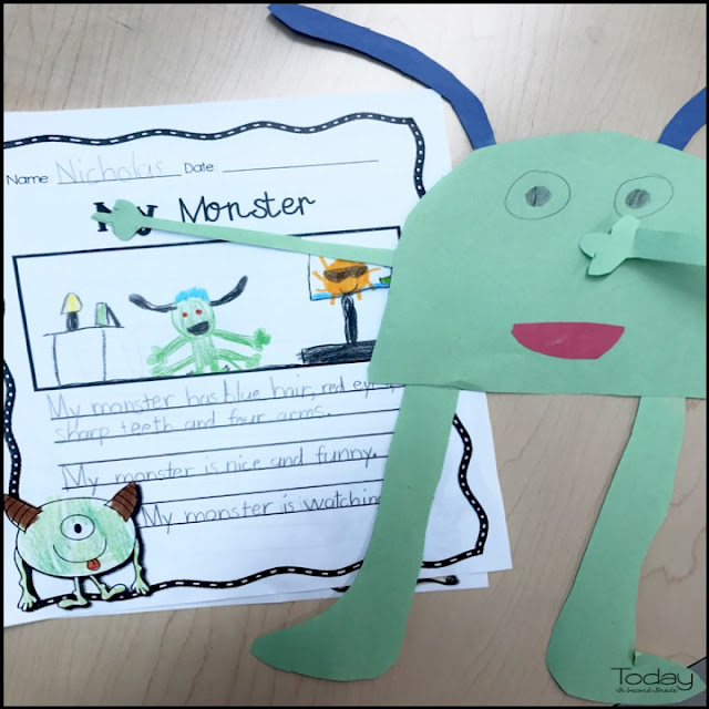 Character Description - Monster Style! - Today in Second Grade