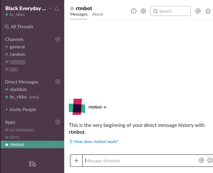golangでSlack Real Time Messaging APIを使ってメッセージに応答するまで | Black Everyday ...