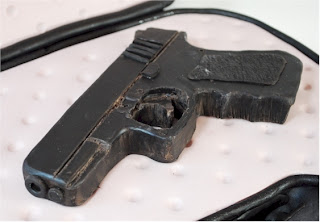 Cup a Dee Cakes Blog: Chocolate Glock Groom's Cake