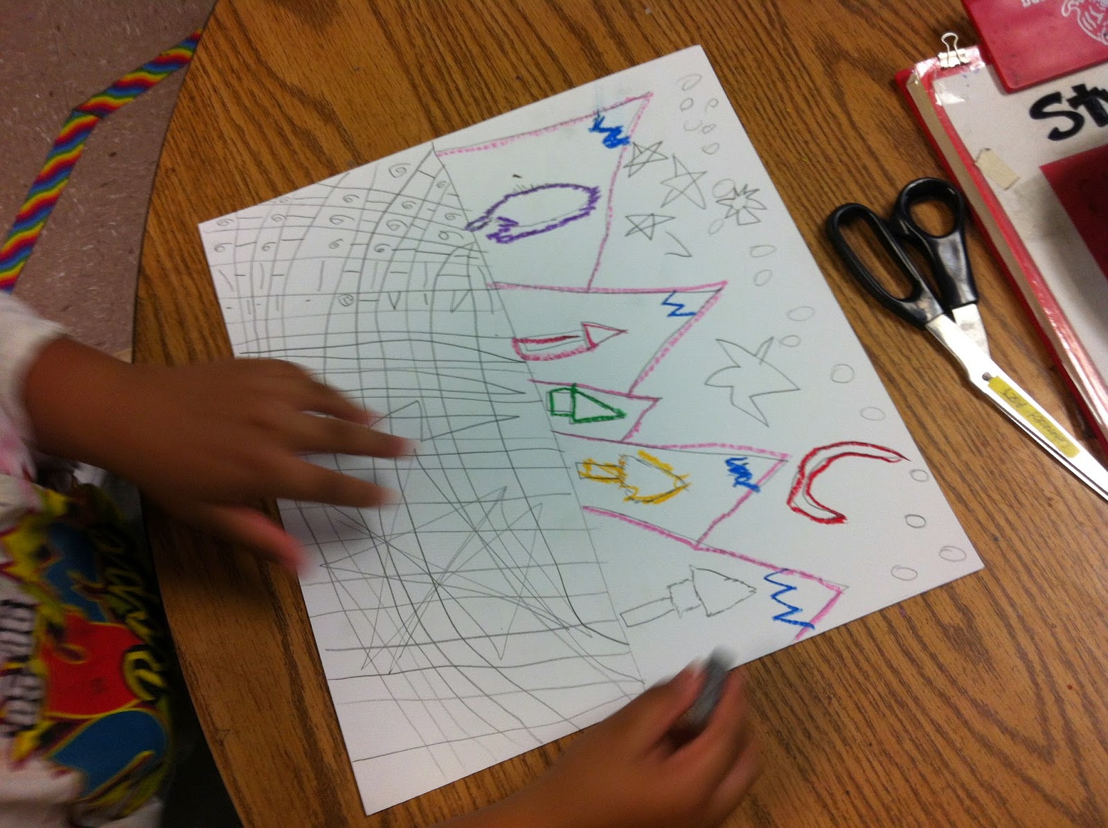 ChumleyScobey Art Room: Watercolor Abstract Landscapes by 1st Grade