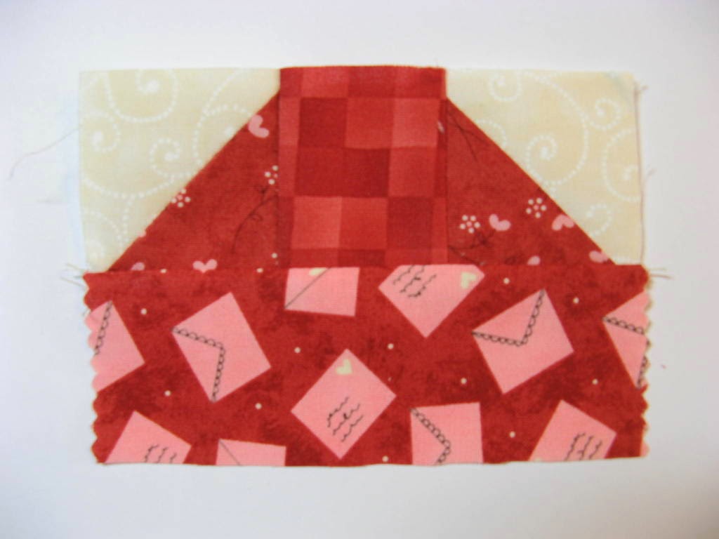 Stitching With 2 Strings: Tutorial: A Quick Valentine Table Topper