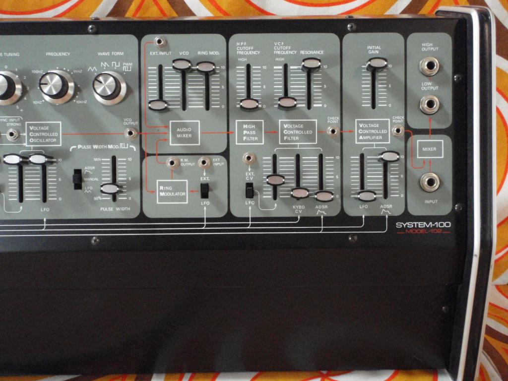 MATRIXSYNTH: Roland System 100 Expander Synthesizer 102 with Original Box