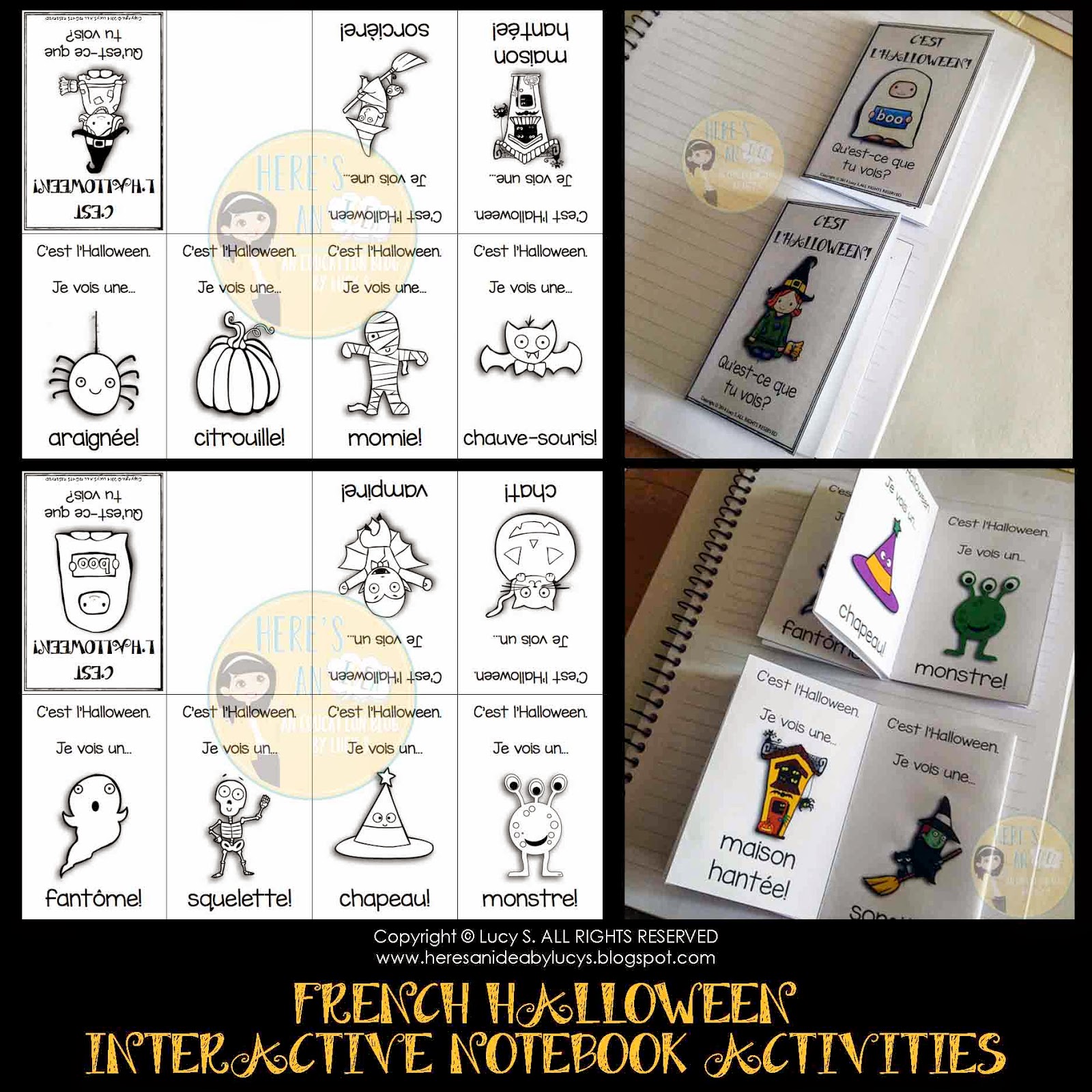Here's an idea: French Interactive Halloween activities, a selection of ...