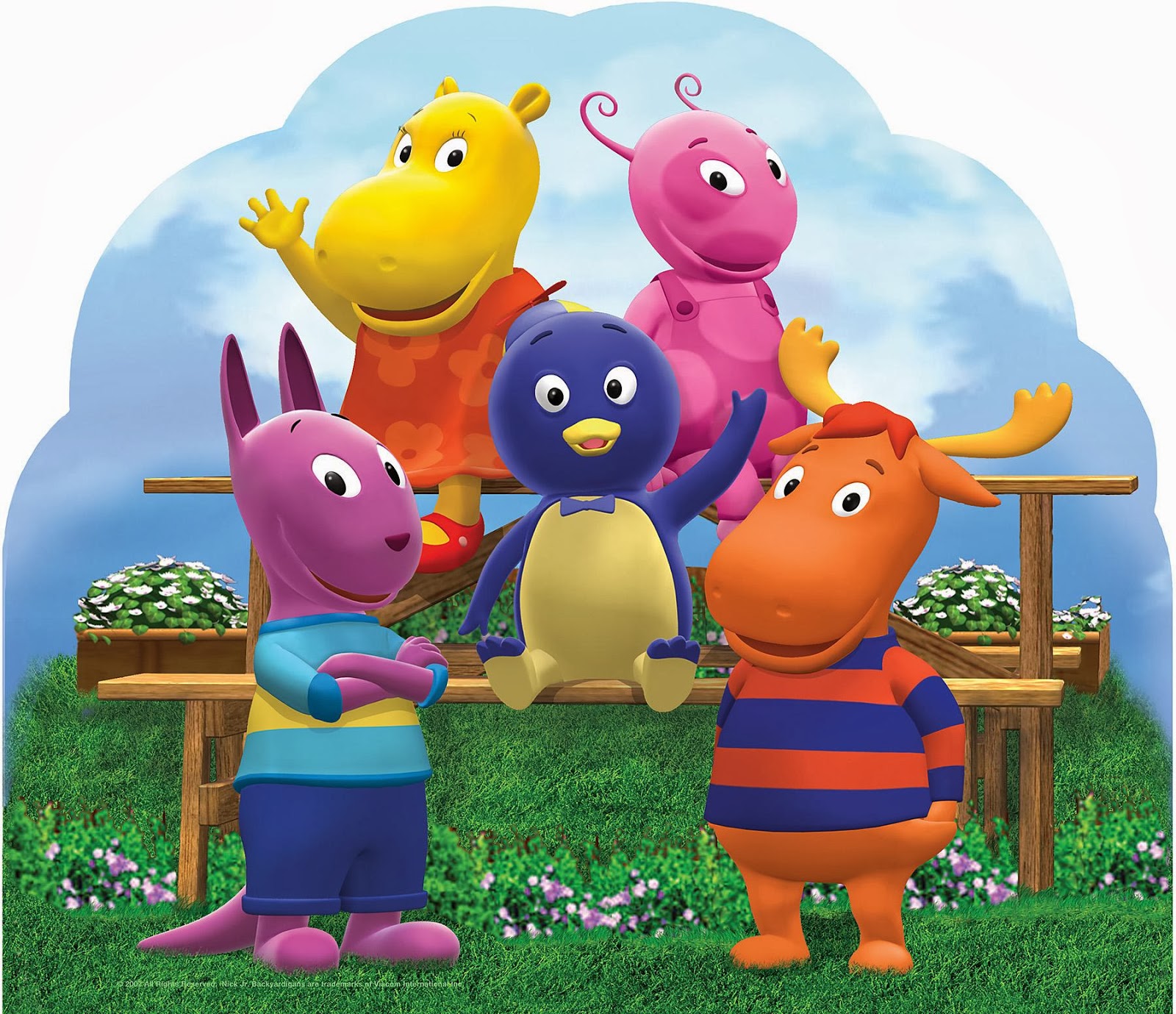 ♥ Dibujos a color ♥: Backyardigans en color