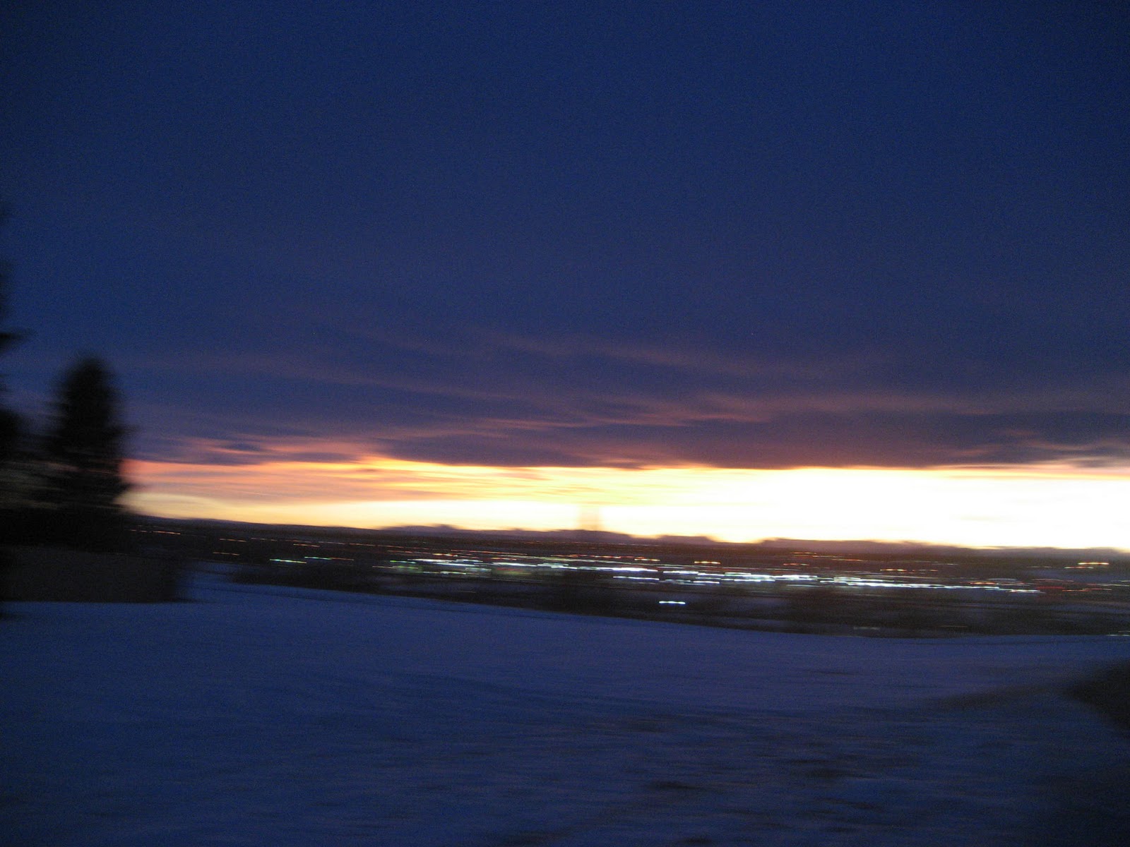 Calgary Scenes: Chinook Sunset