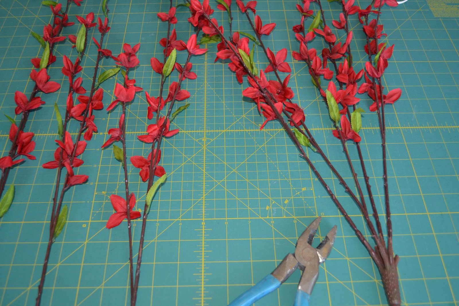 Tea Rose Home: How to Make a Silk Flower Arrangement