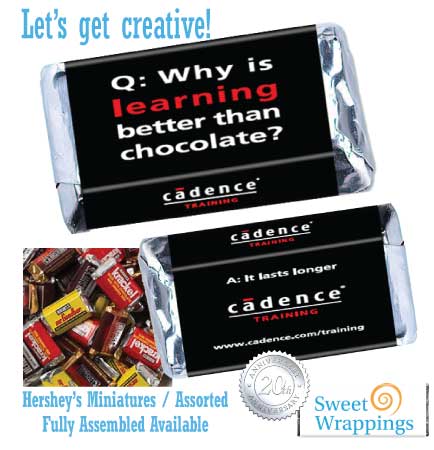 Personalized Candy Wrappers and Party Favors by Sweet Wrappings