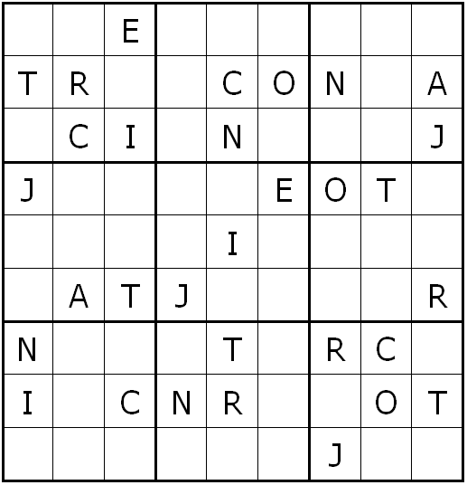 El Matenavegante: Sudoku de letras (2)