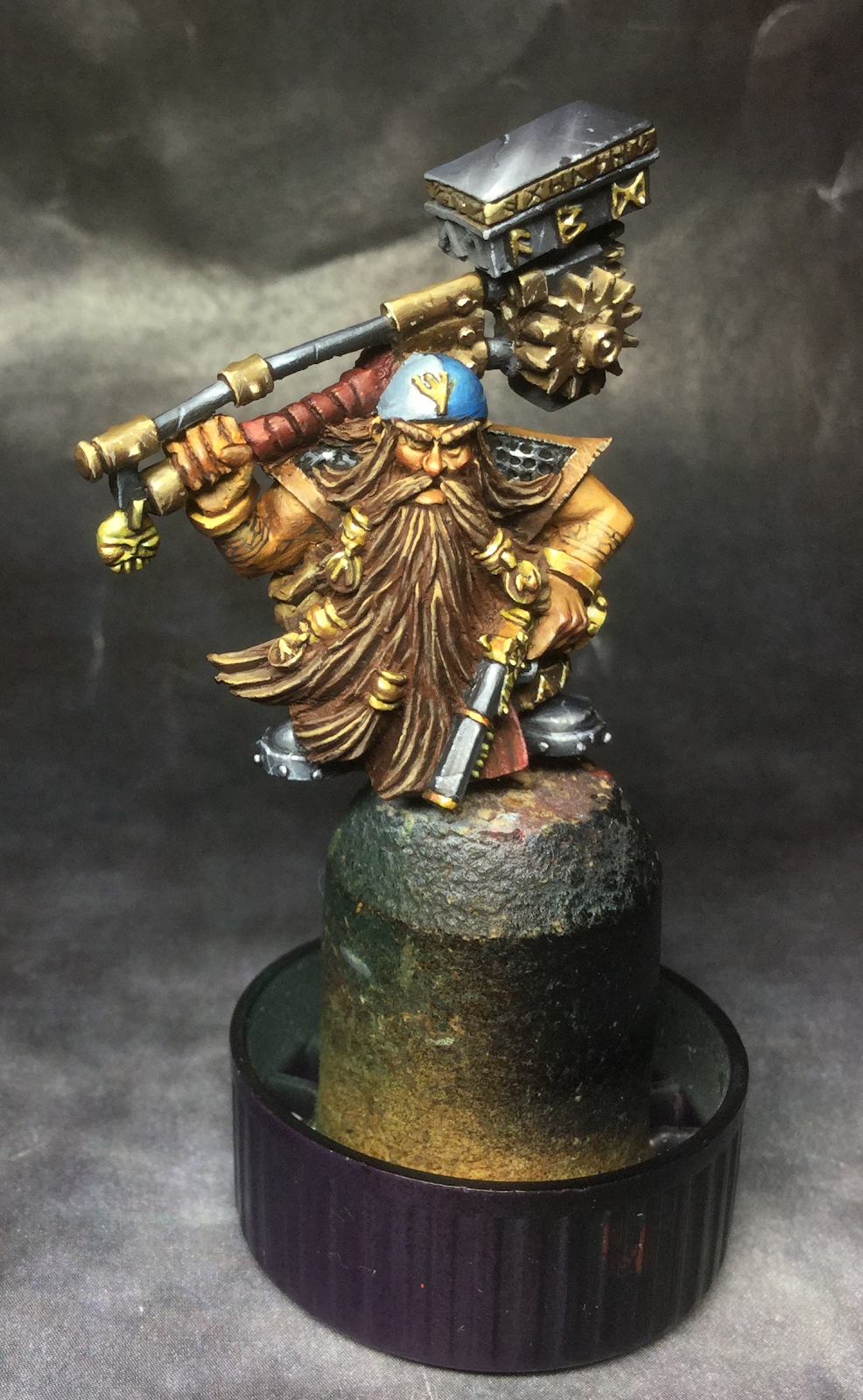 GIMNIR'S BRUSH: Warhammer dwarf cannon WIP 8, Dwarf engineer