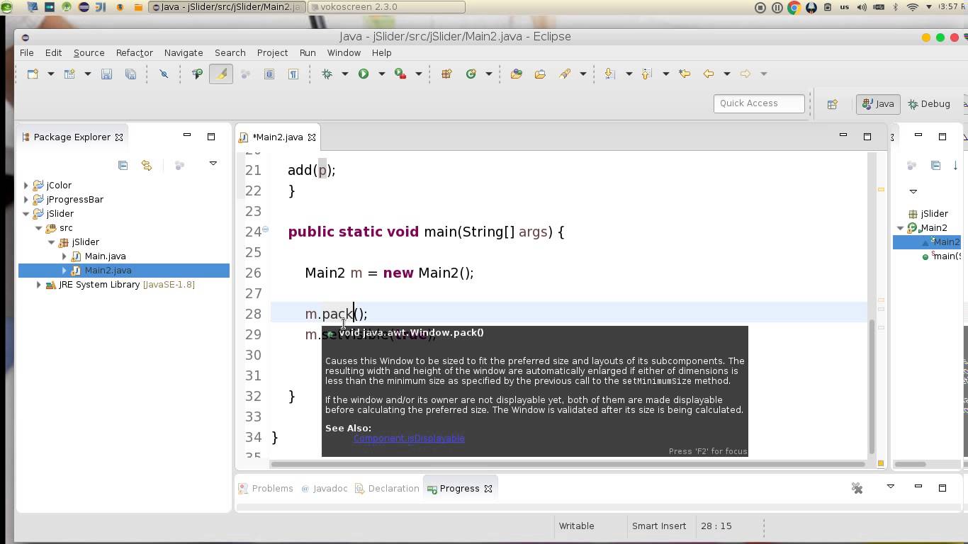 26 JAVA Swing GUI JSlider | كورسات بالعربي