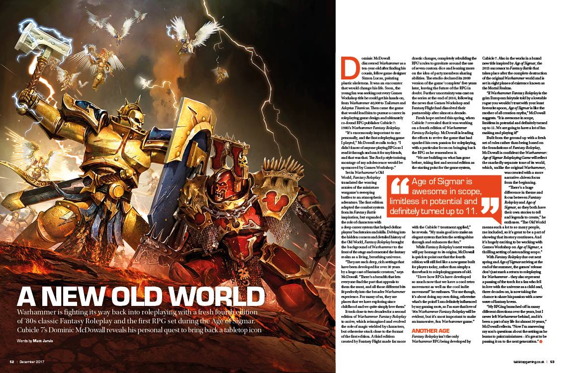 El Descanso del Escriba: Cubicle 7 en la Tabletop Gaming Magazine ...