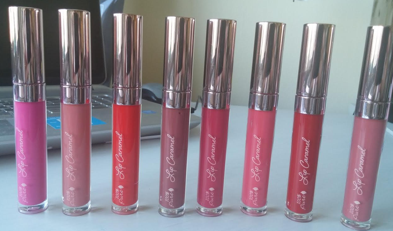 New 100% Pure Lip Caramel Swatches and Review - New York For Beginners