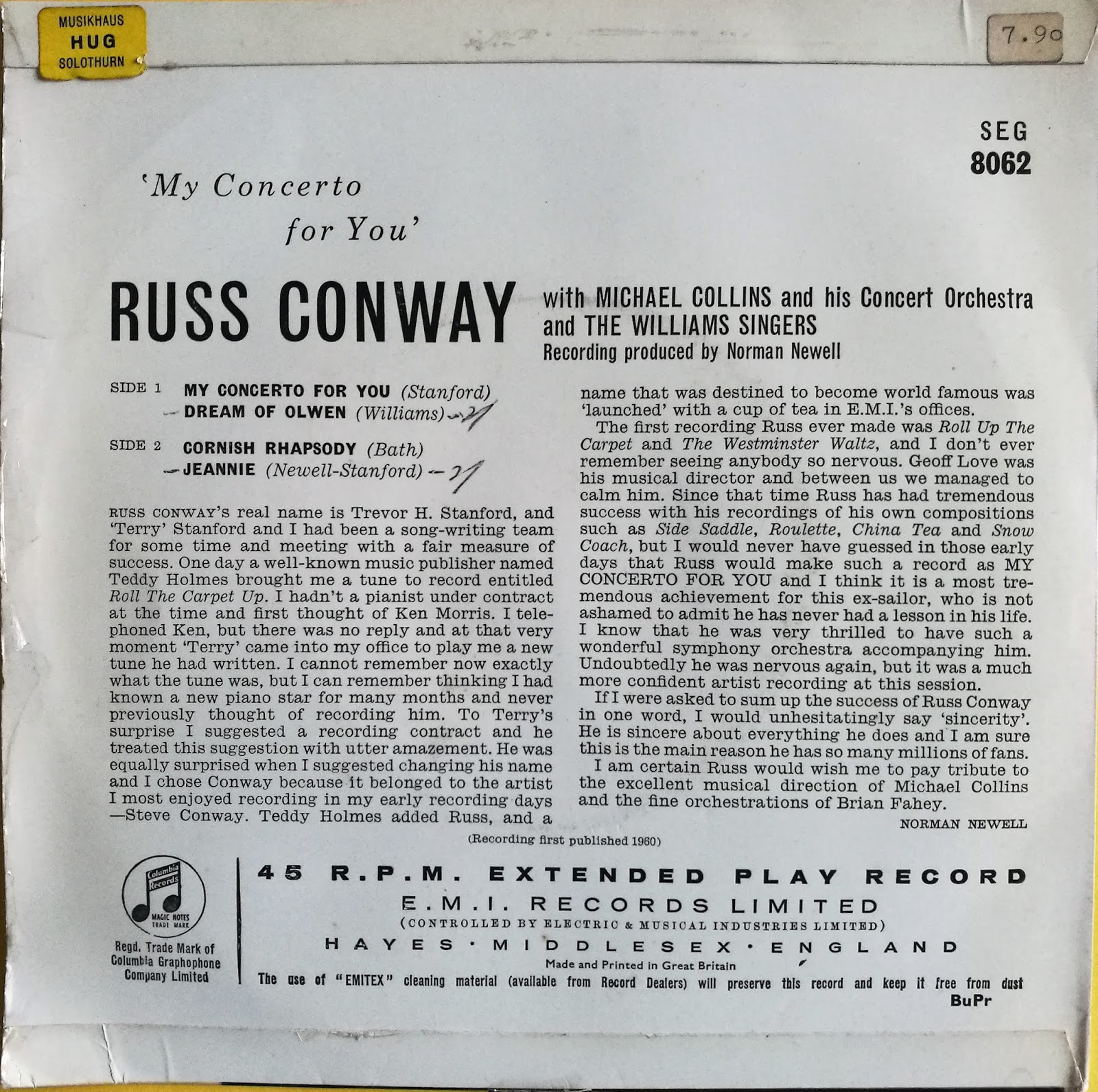 Les Chansons Perdues: Russ Conway