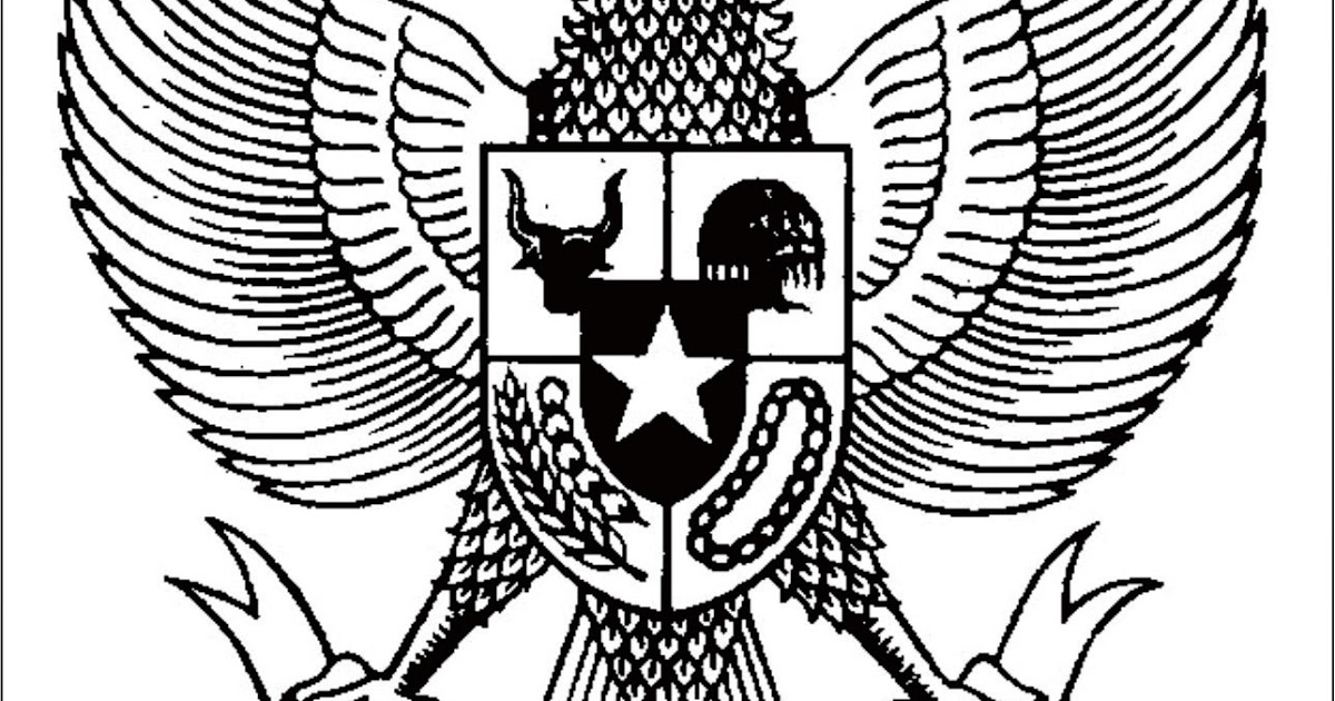 7 Gambar Lambang Pancasila Mewarnai Paling Update - Galeri Minsy