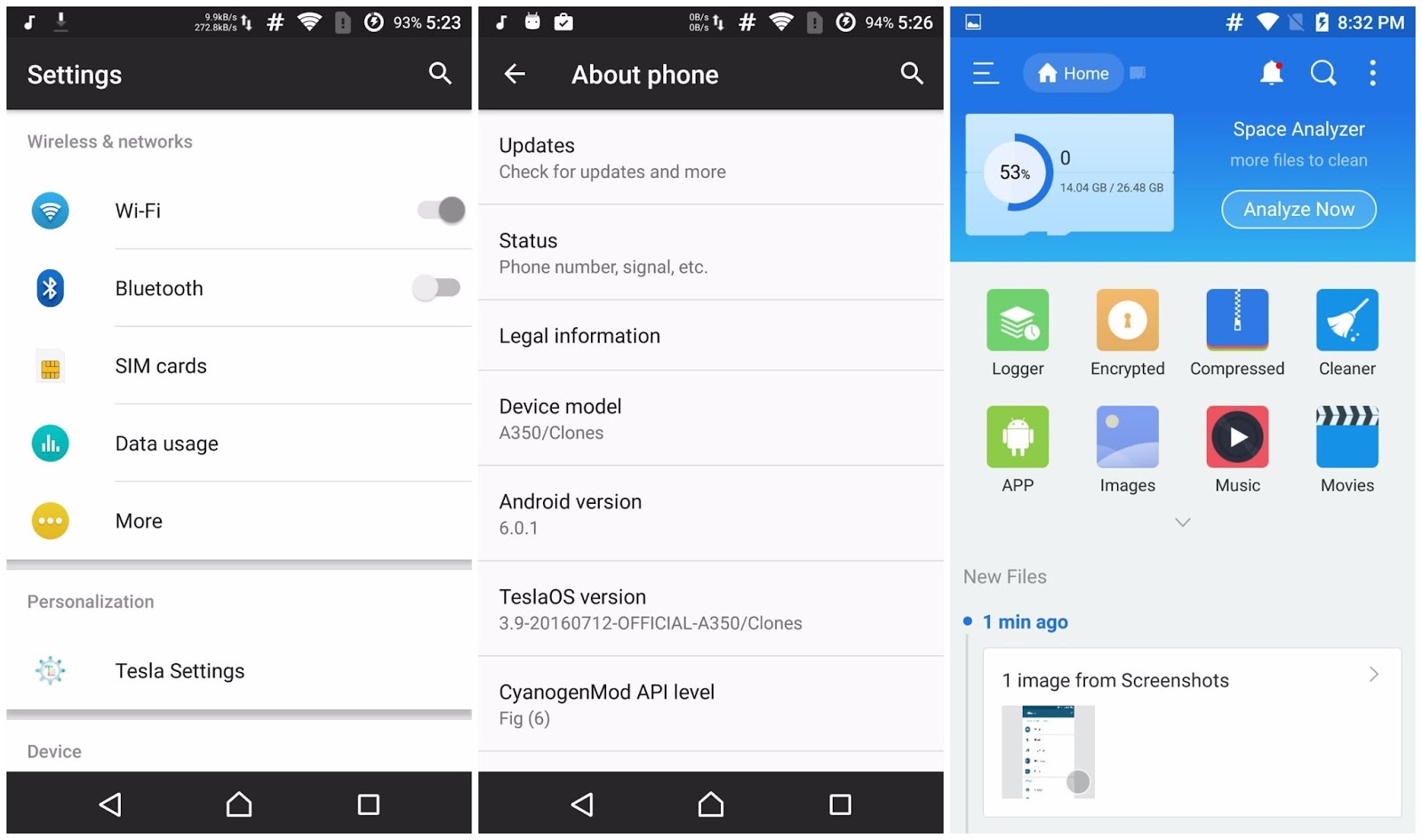 Tesla OS (6.0.1) Canvas Knight v3 MT6592 - CNR