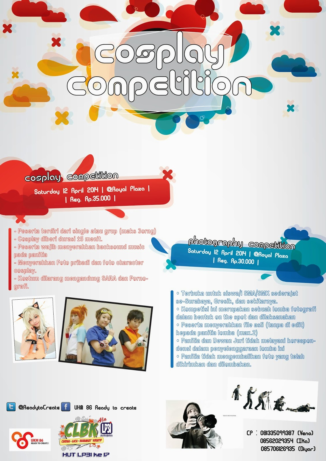 Cosplay Competition Poster | Yar Yar Design
