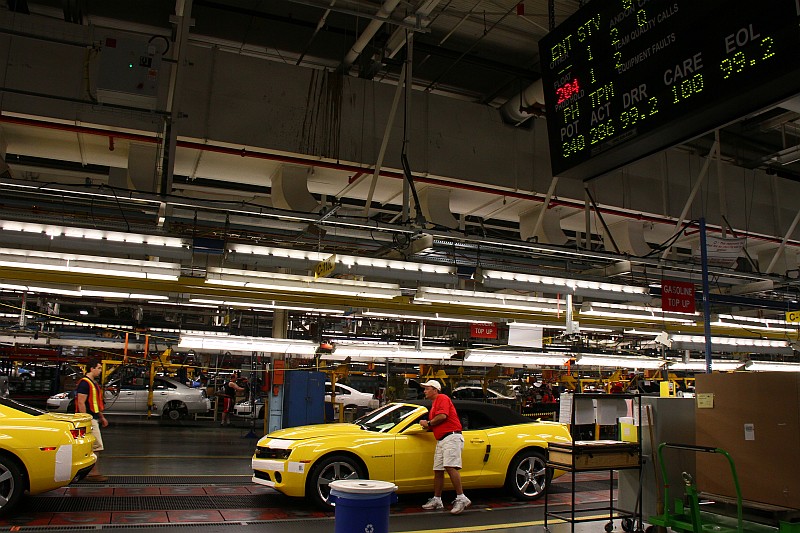 "Out & About" Photo Blog: General Motors Assembly Plant Tour -- June ...