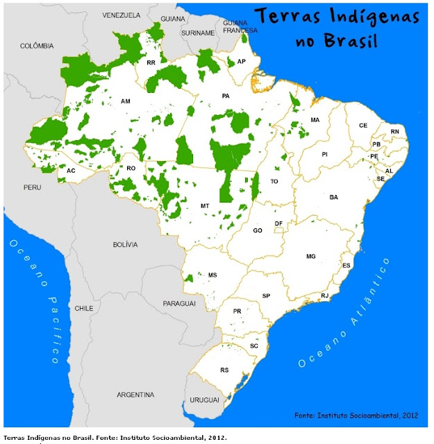 historiajaragua: Análise de Mapas - Povos Indígenas no Brasil [6º] [7º ...