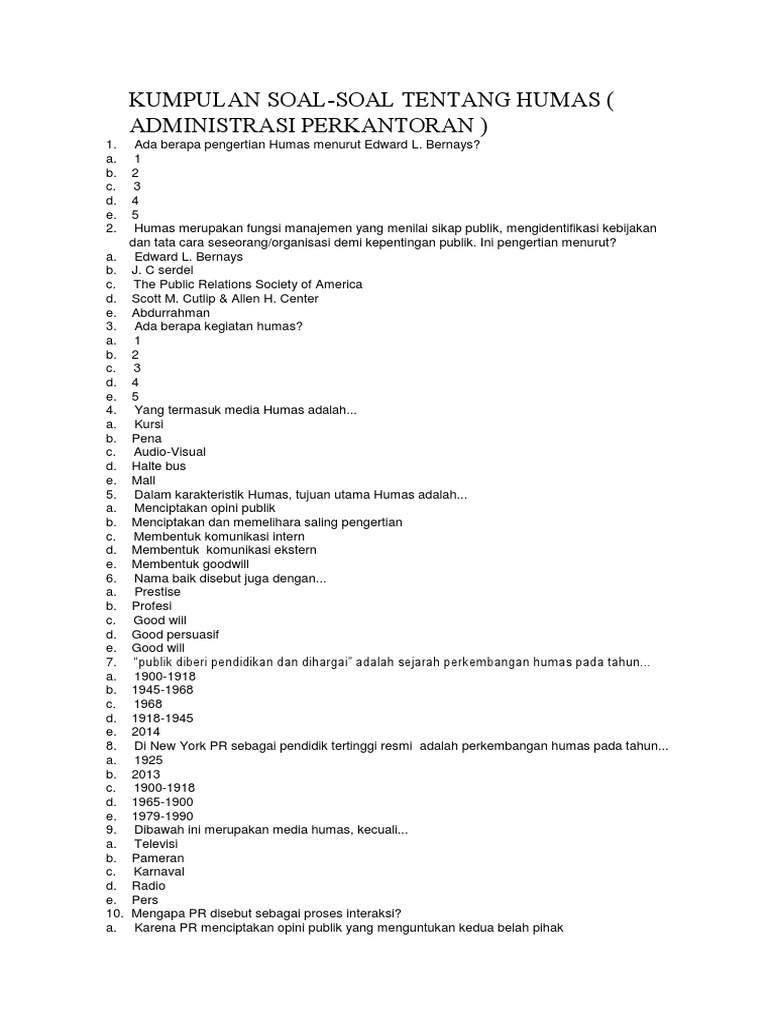 pengertian humas - wood scribd indo