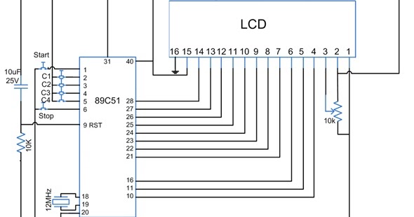 LCD based voting machine using 8051 microcontroller (AT89C51) - CONSBEDDED