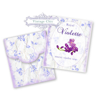 Kell Belle Studio: Printable Tea Bag Envelopes - Violet Tea