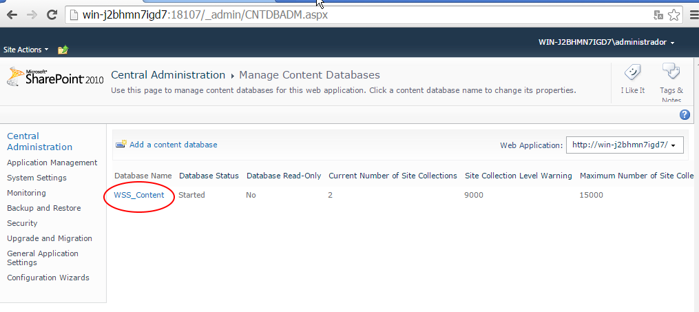 Cómo acceder a Bases de datos en SharePoint 2010