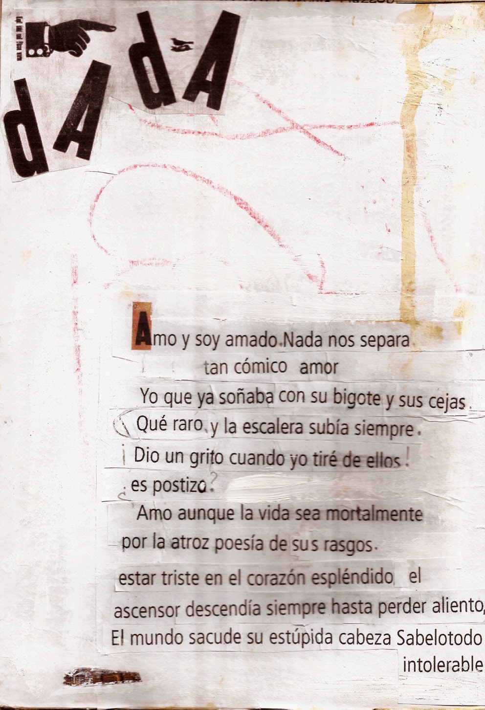 diseñART: COLLAGE Poemas dadaistas.