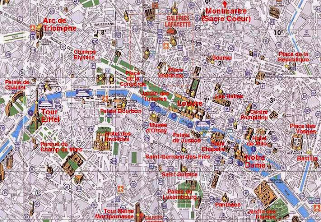 My Journey to Paris: Maps