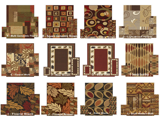 3 piece kitchen rug set