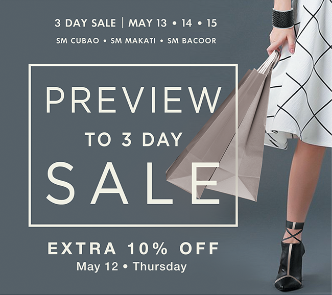 Manila Shopper: SM Stores 3-day SALE + Prestige Preview Sale: May 2016