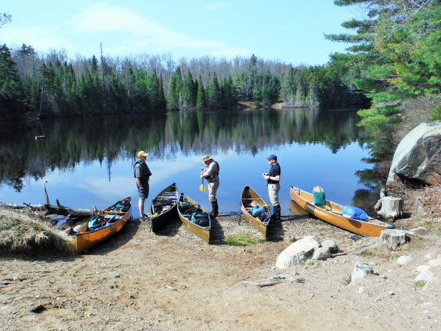 BOG RIVER - HITCHINS POND canoeing. Adirondack Park.