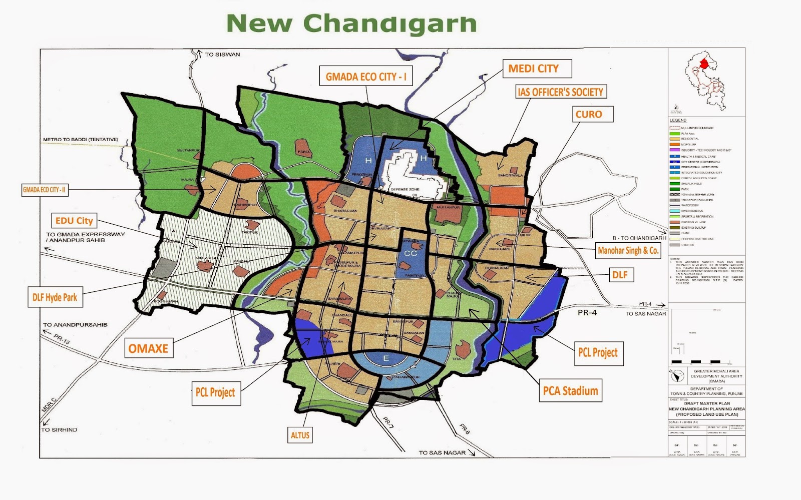 Manohar Singh and Company Mullanpur: Location Map