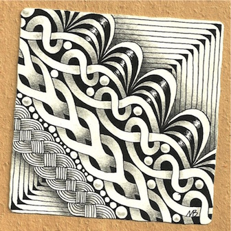 Enthusiastic Artist: SKYE - a new tangle!