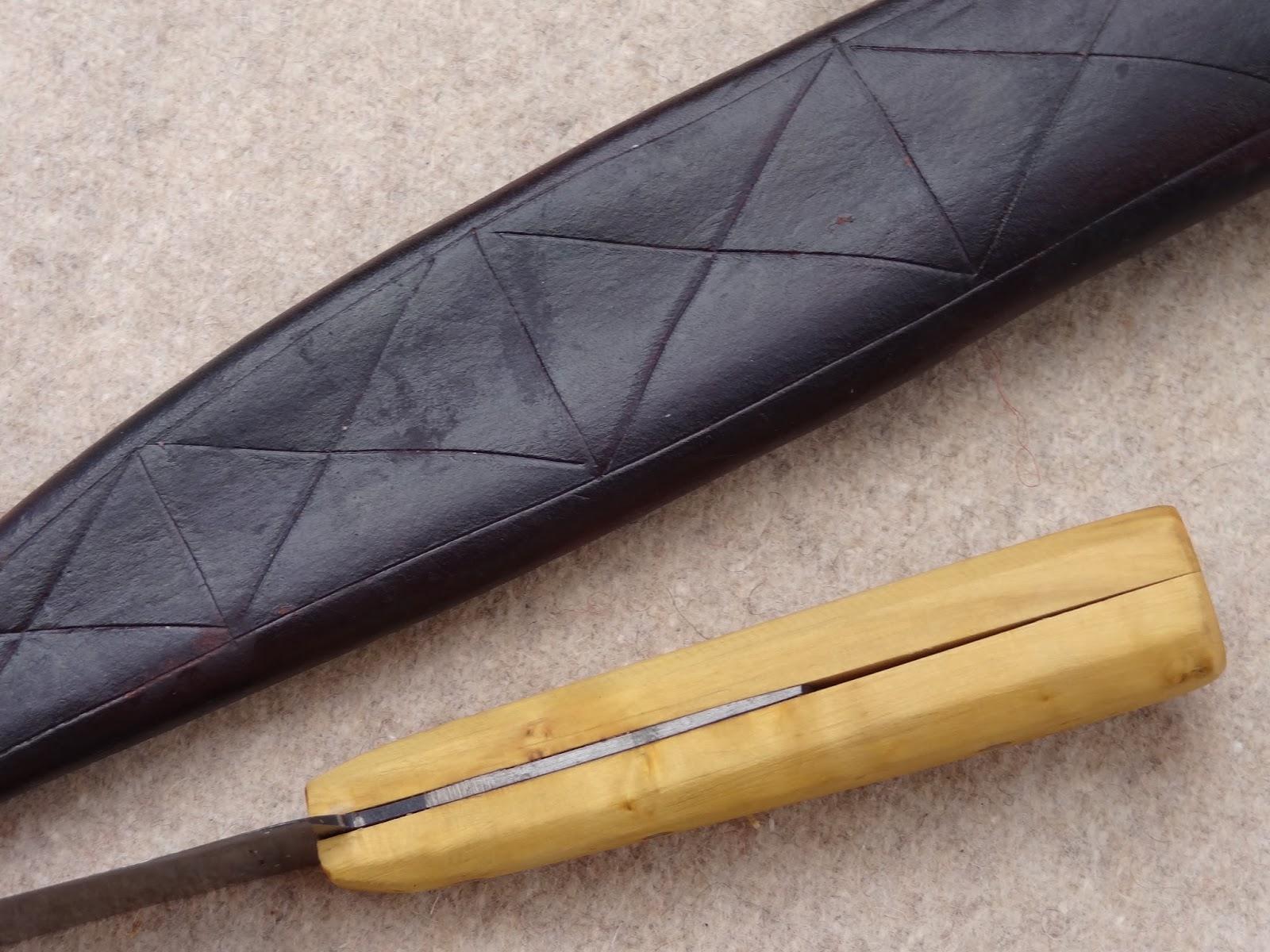 Contemporary Makers: Knife and Sheath by Ken Hamilton