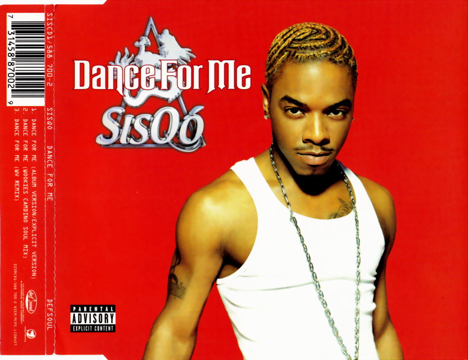 highest level of music: Sisqo - Dance For Me-(EU_CDS)-2001