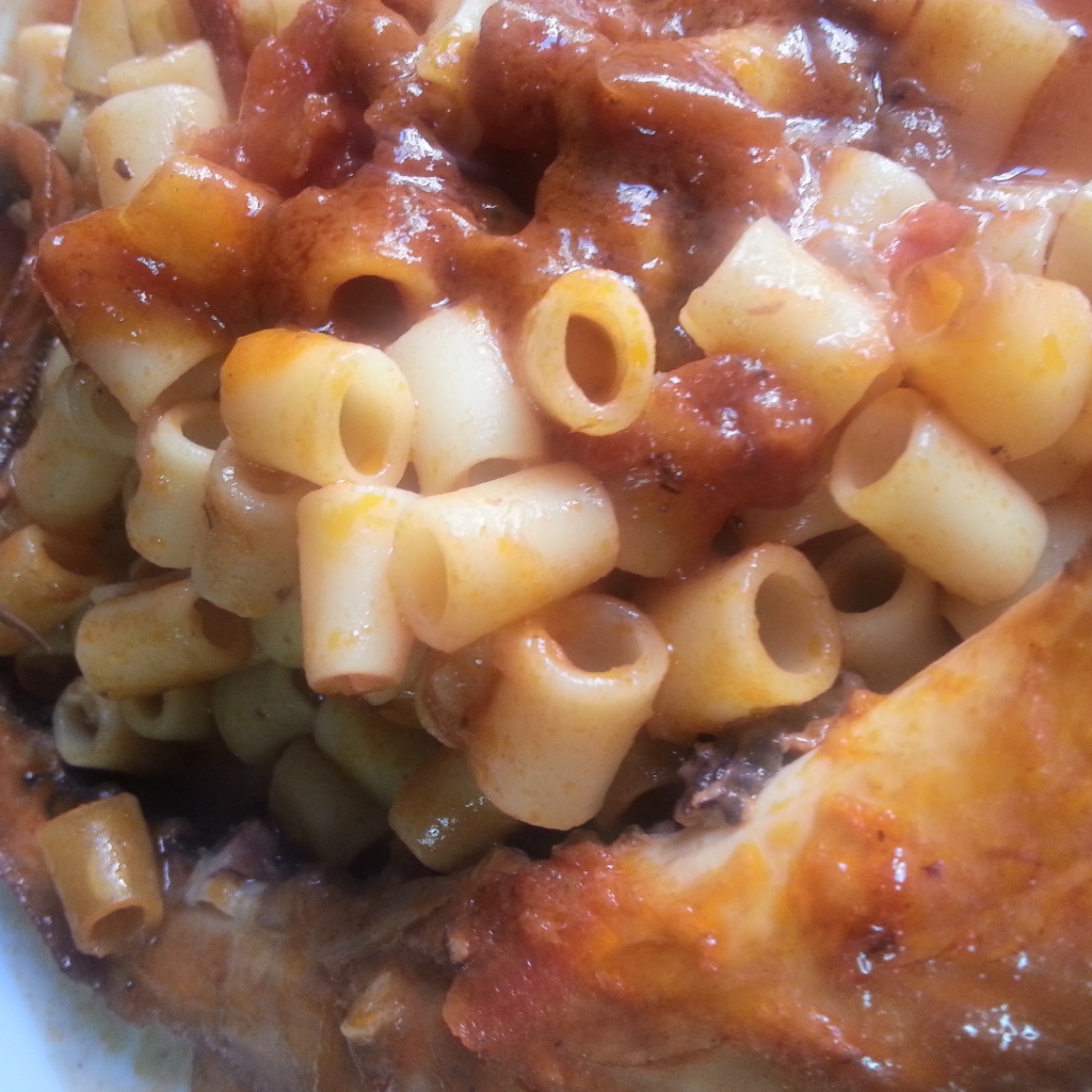 Momzcuisine : Octopus and Pasta Bake
