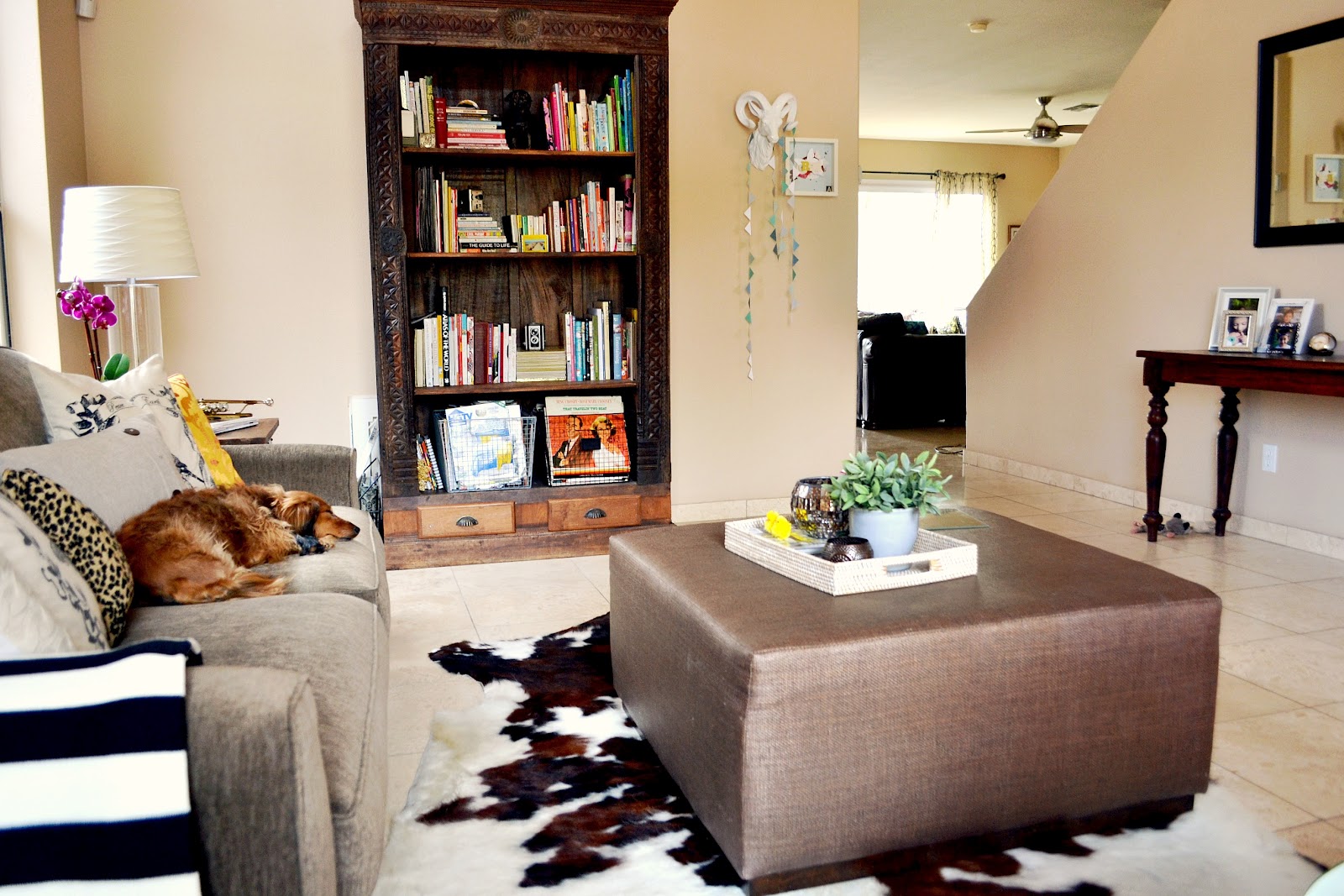 the pink couch: home tour - Sitting Room