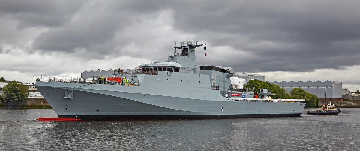 Dougie Coull Photography: HMS Forth - Heads to Fitting Out After Launch