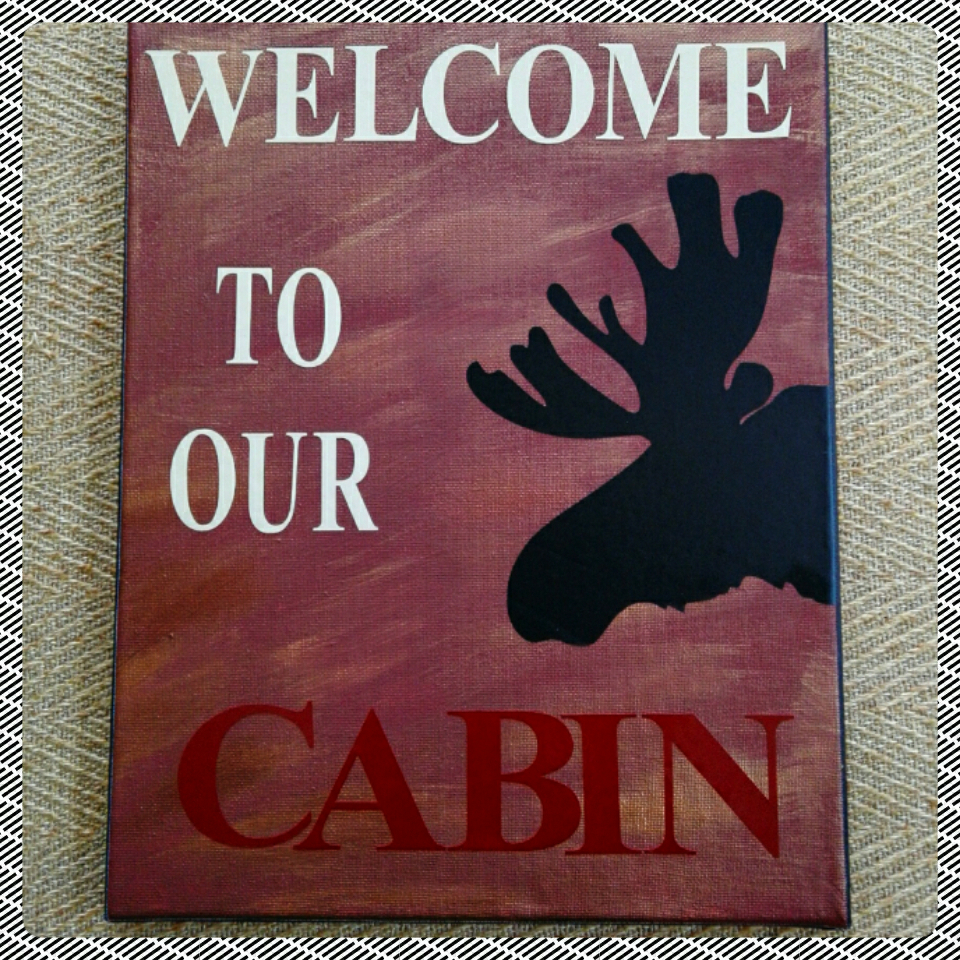 Save Green Being Green: DIY Cabin Sign
