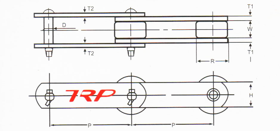 PALM OIL CONVEYOR CHAIN : TRP
