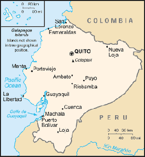 Geografía del Ecuador: 2012